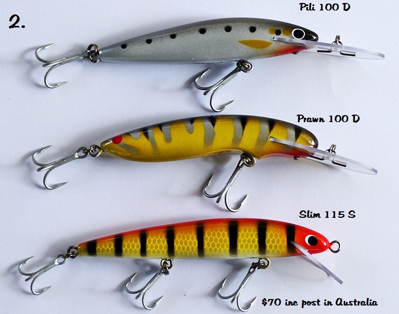 Deep River Lures: Jack and Barra lures for sale.