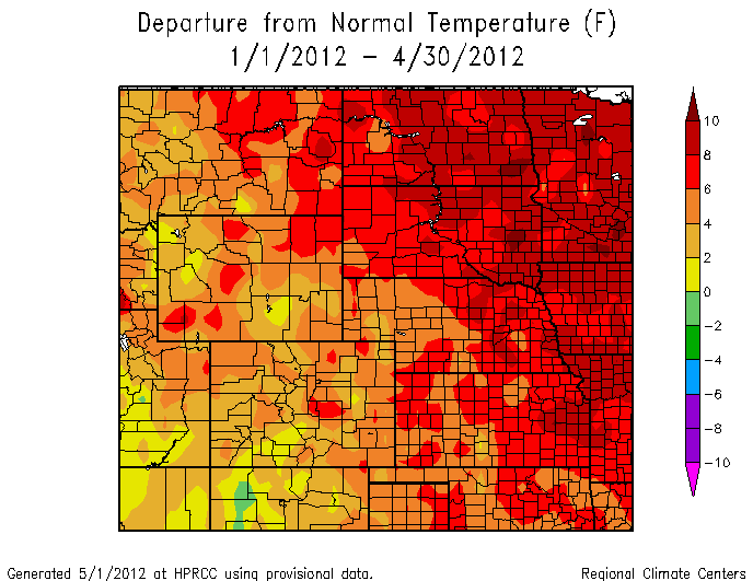 Temperature outlook for May - WEATHER / CLIMATE - PalmTalk