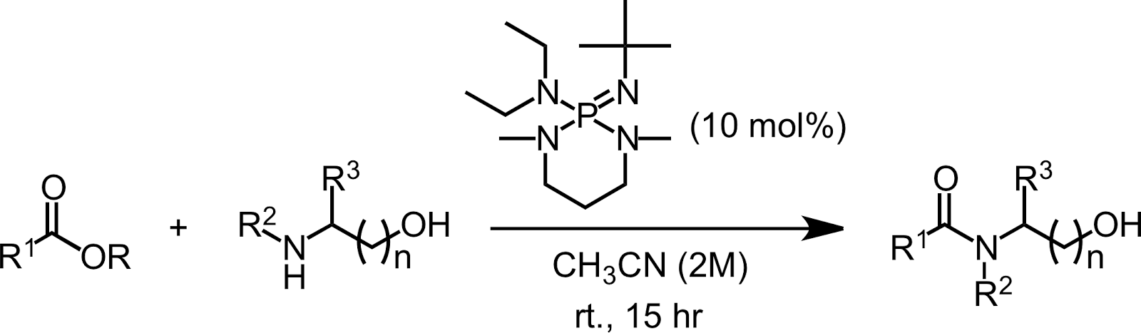 とある化学の超ガテン系: Organobase-Catalyzed Aminolysis