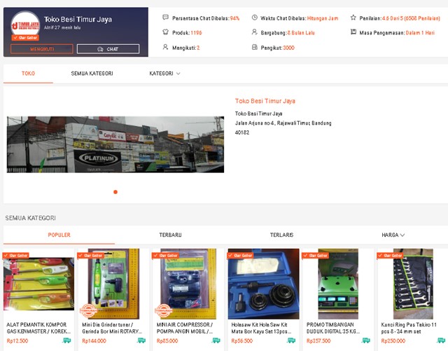 Toko Perkakas di Shopee Yang Sangat Direkomendasikan - AlhidaMart - Info Teknologi dan Entertaiment