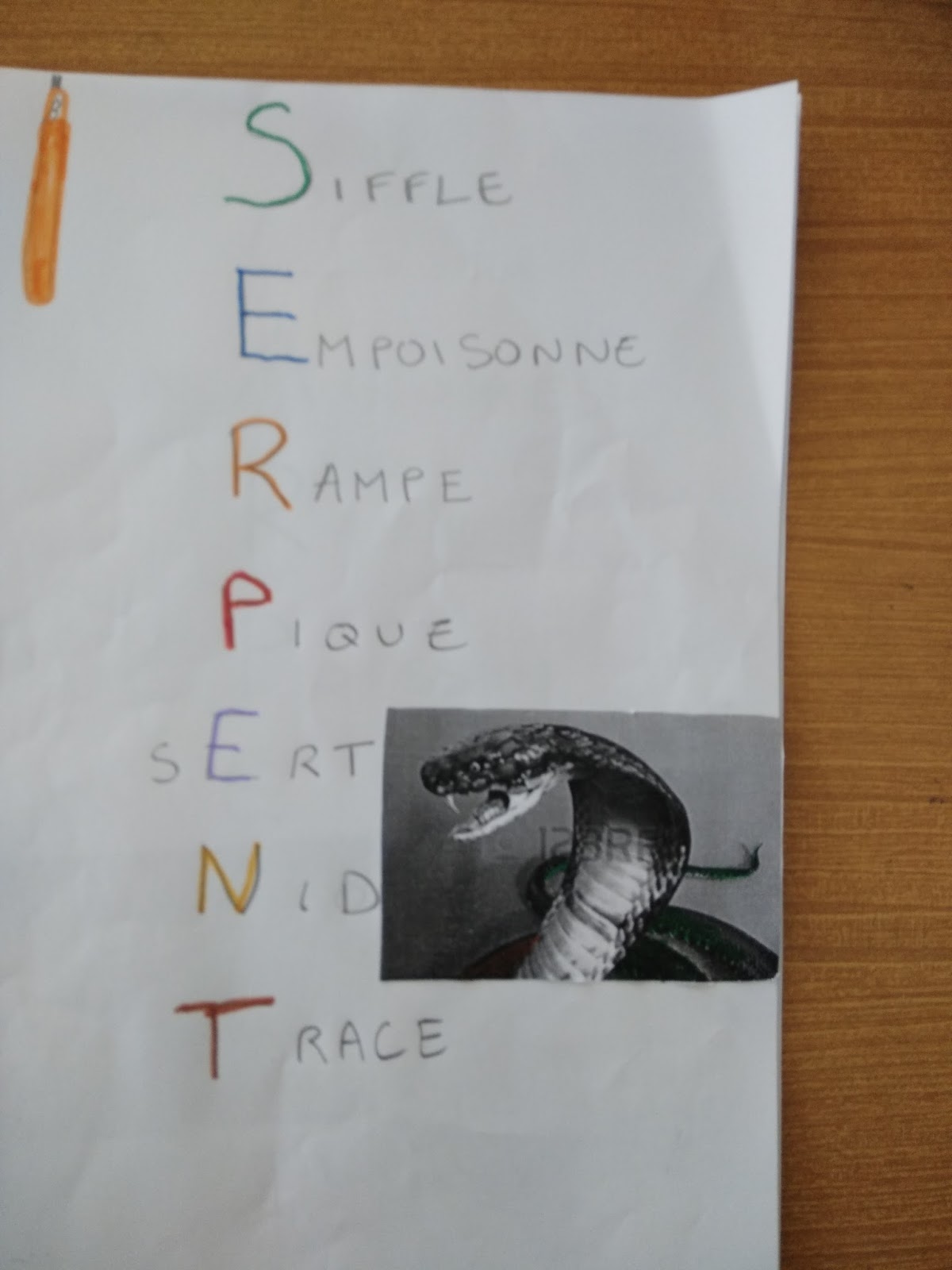 BLOG CP SMU : Les acrostiches des CP