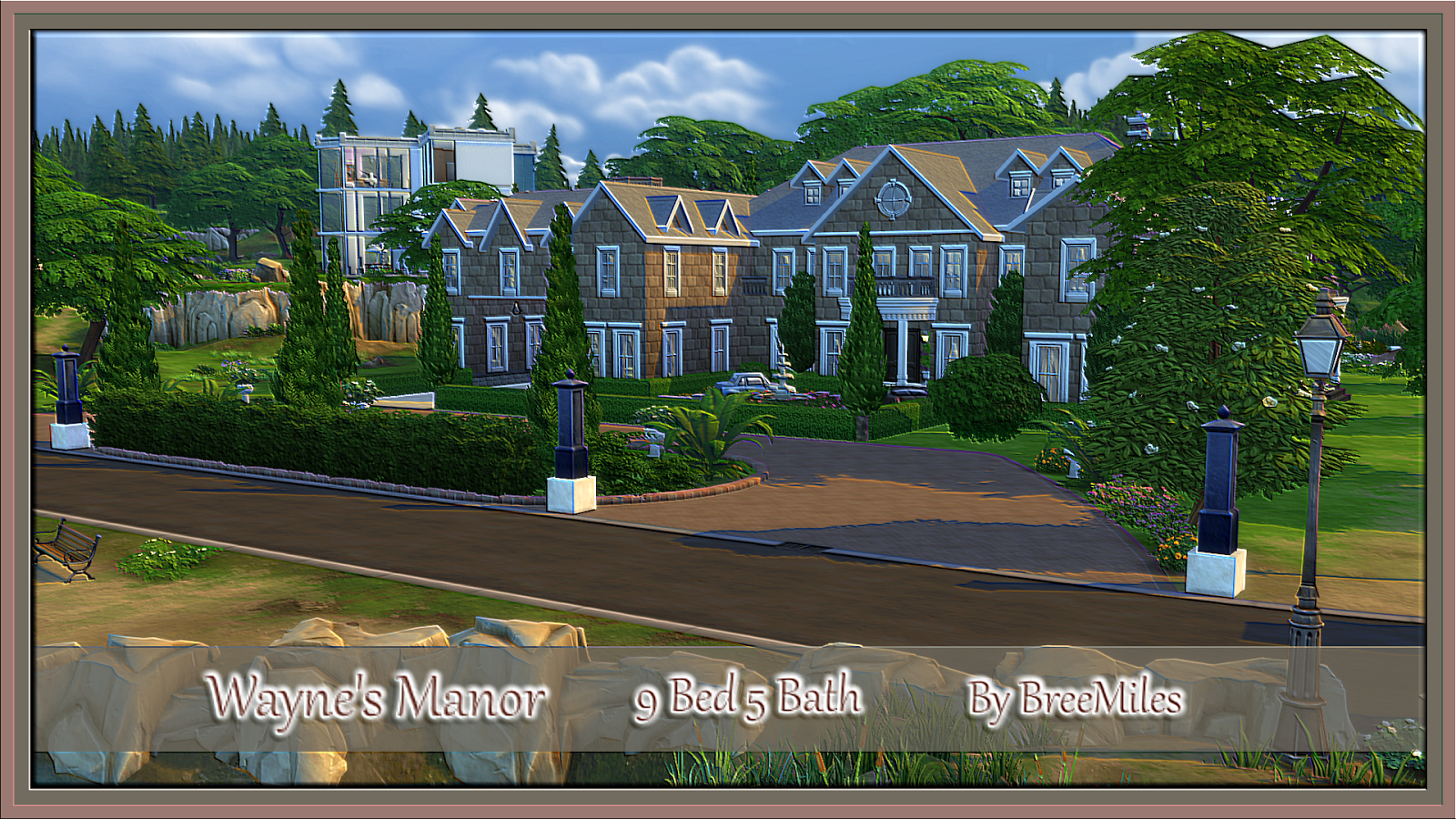 Bree's Sims Stuff: Wayne's Manor