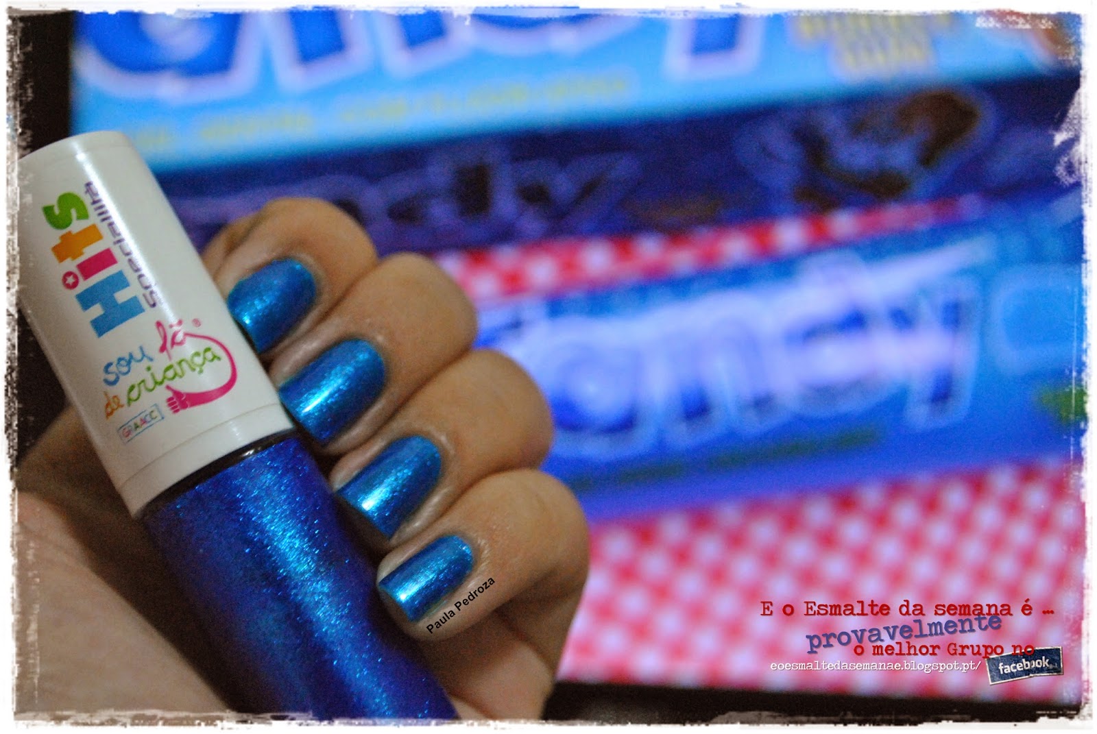 E o esmalte da semana é...: Azul pasta tandy