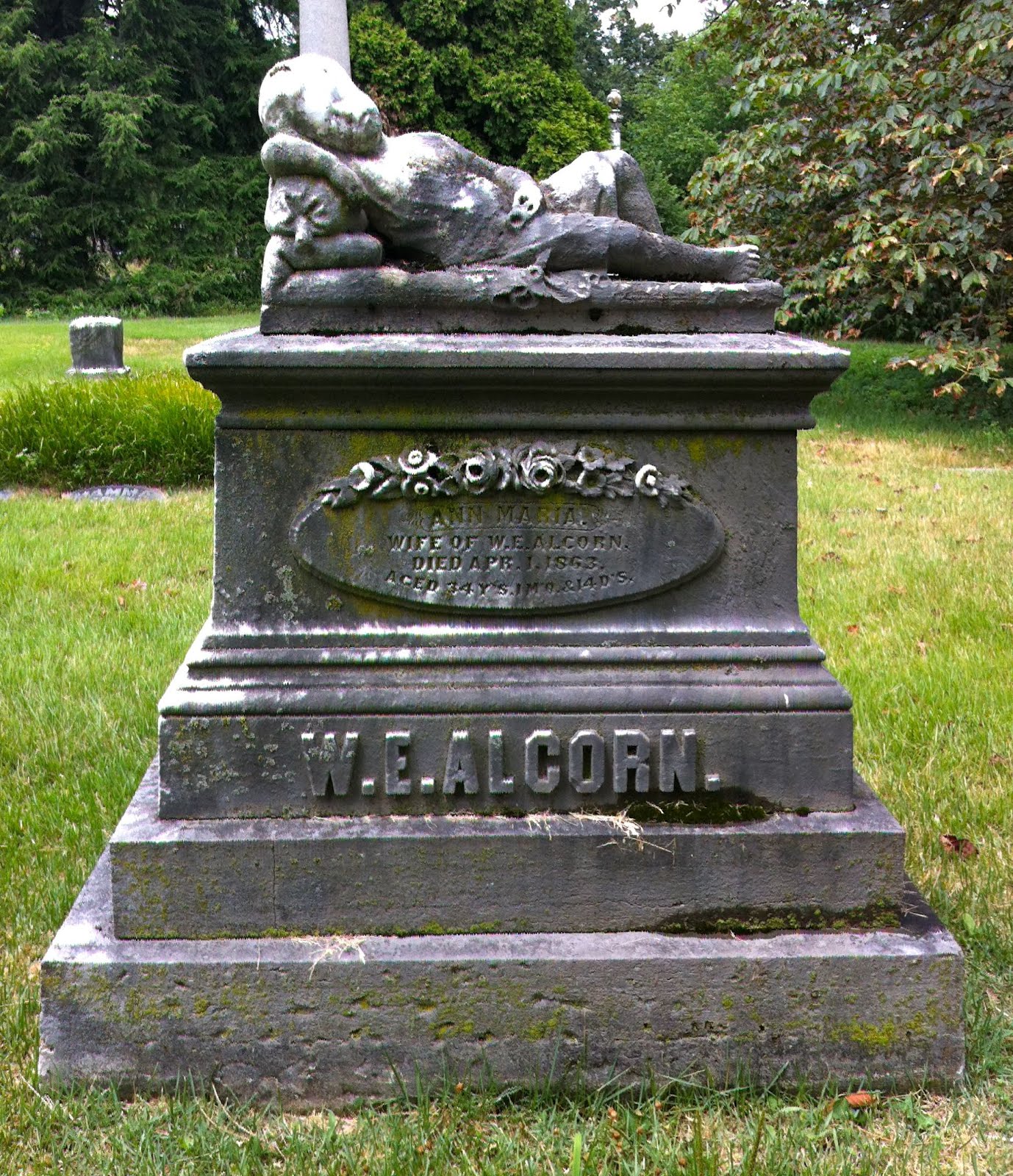 Gravestoned: A sleeping child