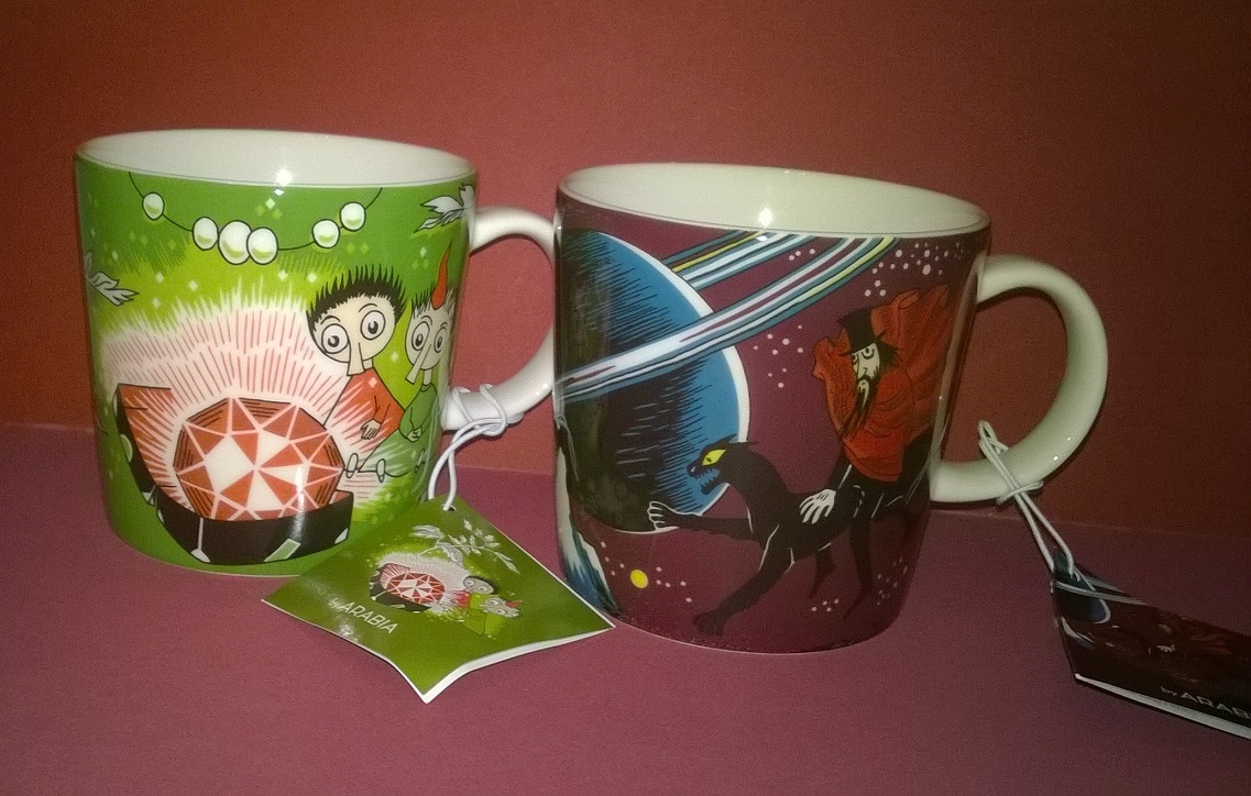 Muuminukketalo: Uudet muumimukit 2018 Tiuhti ja Viuhti sekä Taikuri