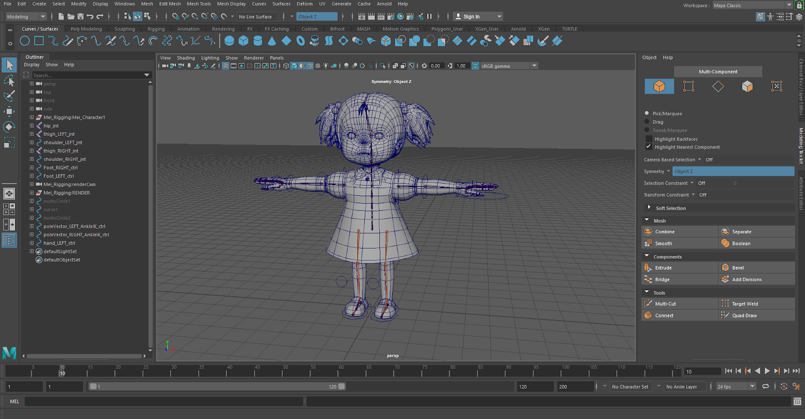 3D character model: Mei (My Neighbour Totoro)