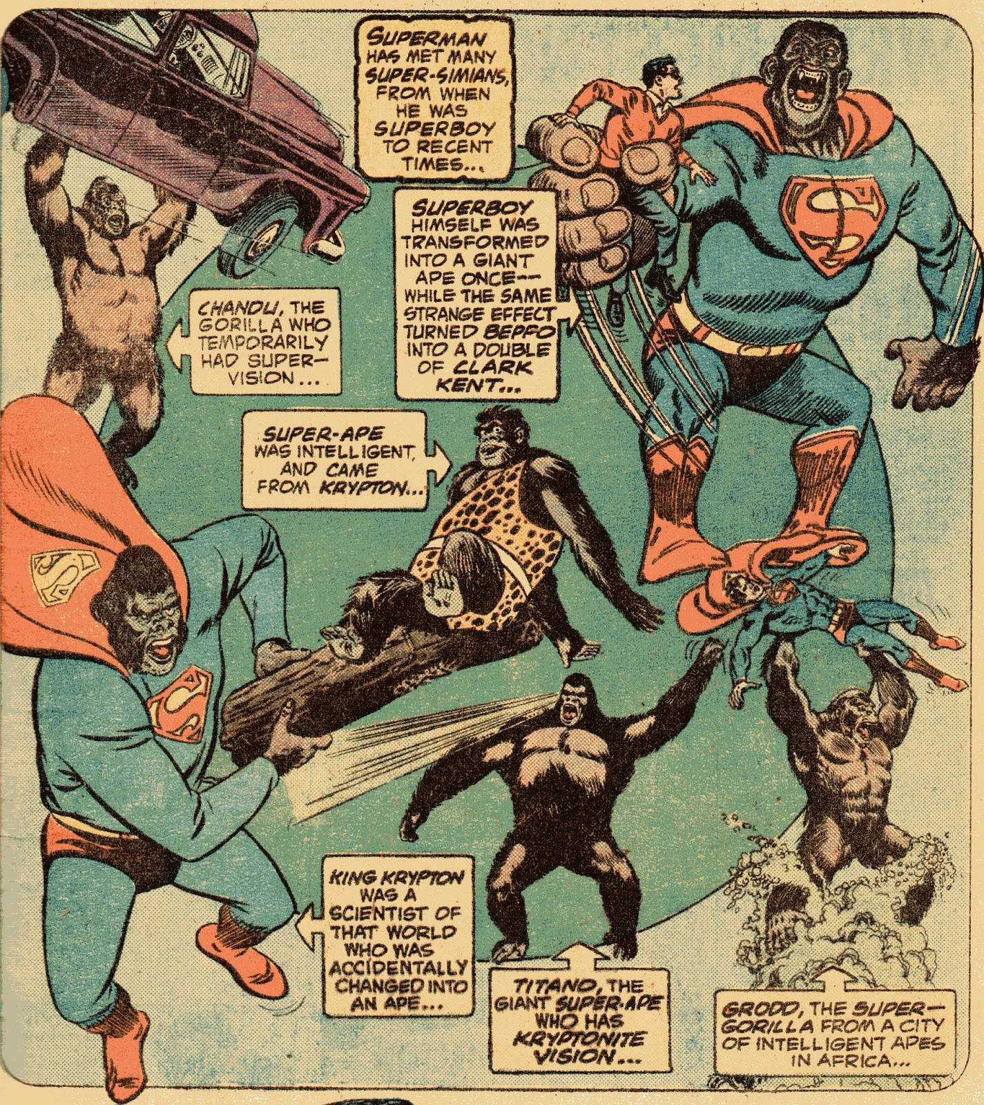 Slay, Monstrobot of the Deep!!: Manic Monday--Superman Needs More Monkeys!!