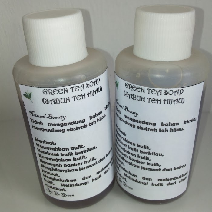 SABUN HERBAL TEH HIJAU (GREEN TEA SOAP) / SABUN JERAWAT