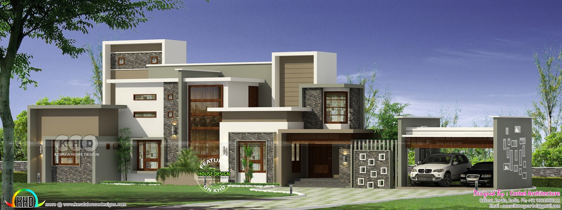 3164 sq-ft wide luxury contemporary home - Home Review