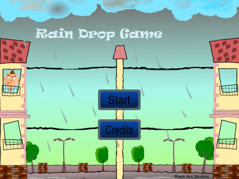 On the way....: Rain Drop Game
