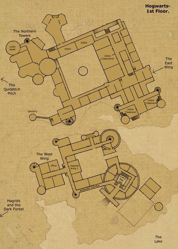 Mapa ~ Hogwarts School