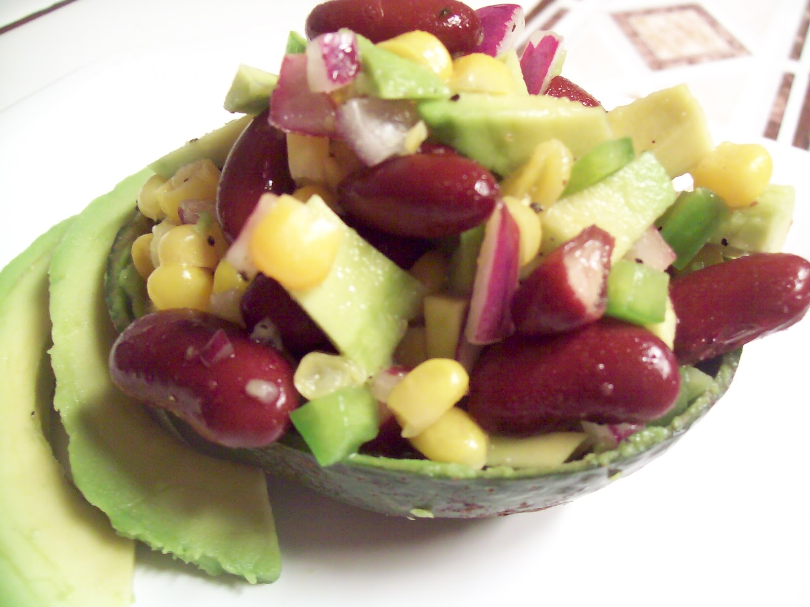 domenica's dish: Avocado Salad Bowl