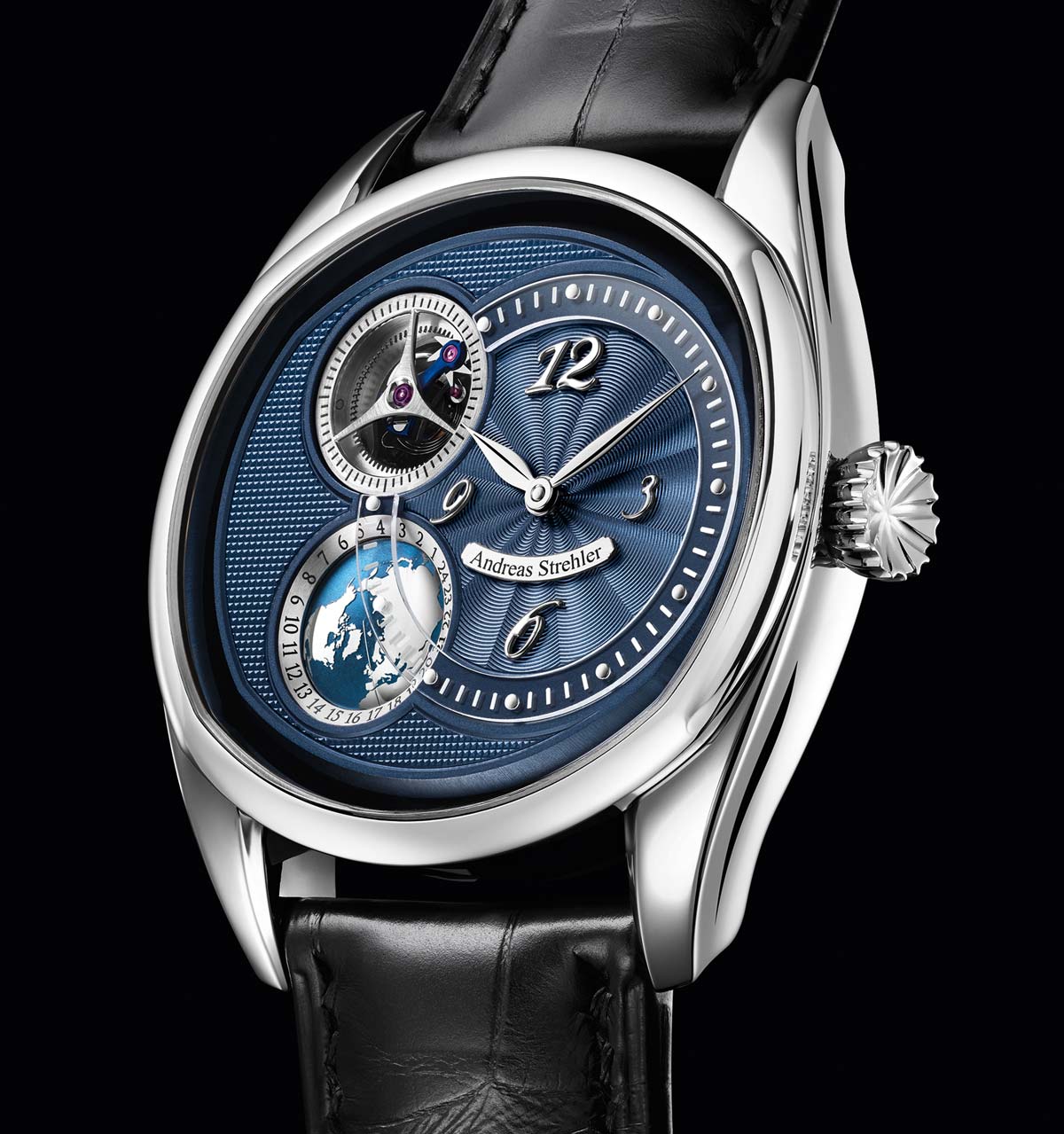 Andreas Strehler - Sauterelle à heure mondiale | Time and Watches | The ...