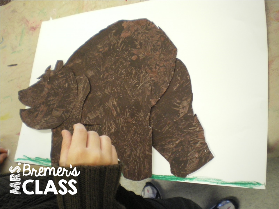 Brown Bear Art in Eric Carle Style | Mrs. Bremer's Class