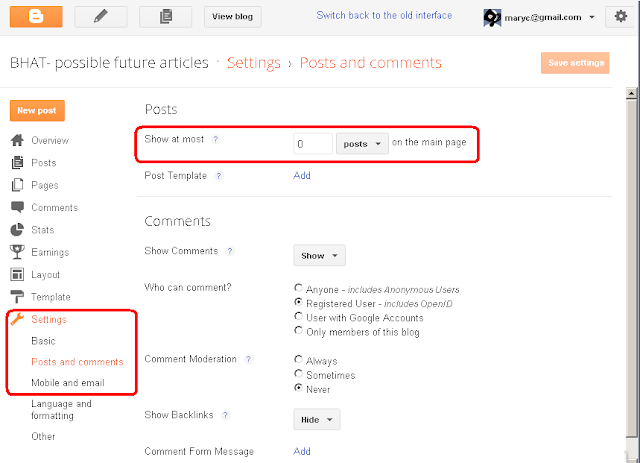 How to make every Blogger post appear on a separate page | Blogger ...