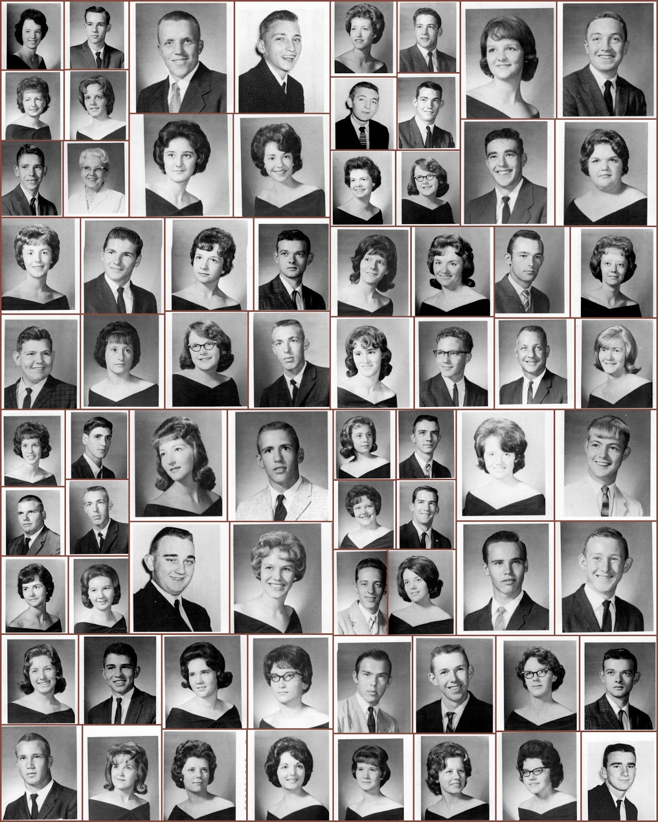 Pocahontas Commentator Plus: Class of 1965 Collage (Downloadable) High ...