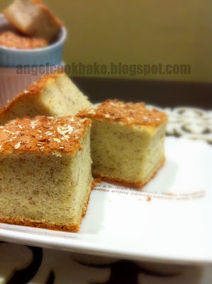 Cook.Bake.Love: Multigrain Cereal Banana Sponge Cake 多谷麦片香蕉海绵蛋糕