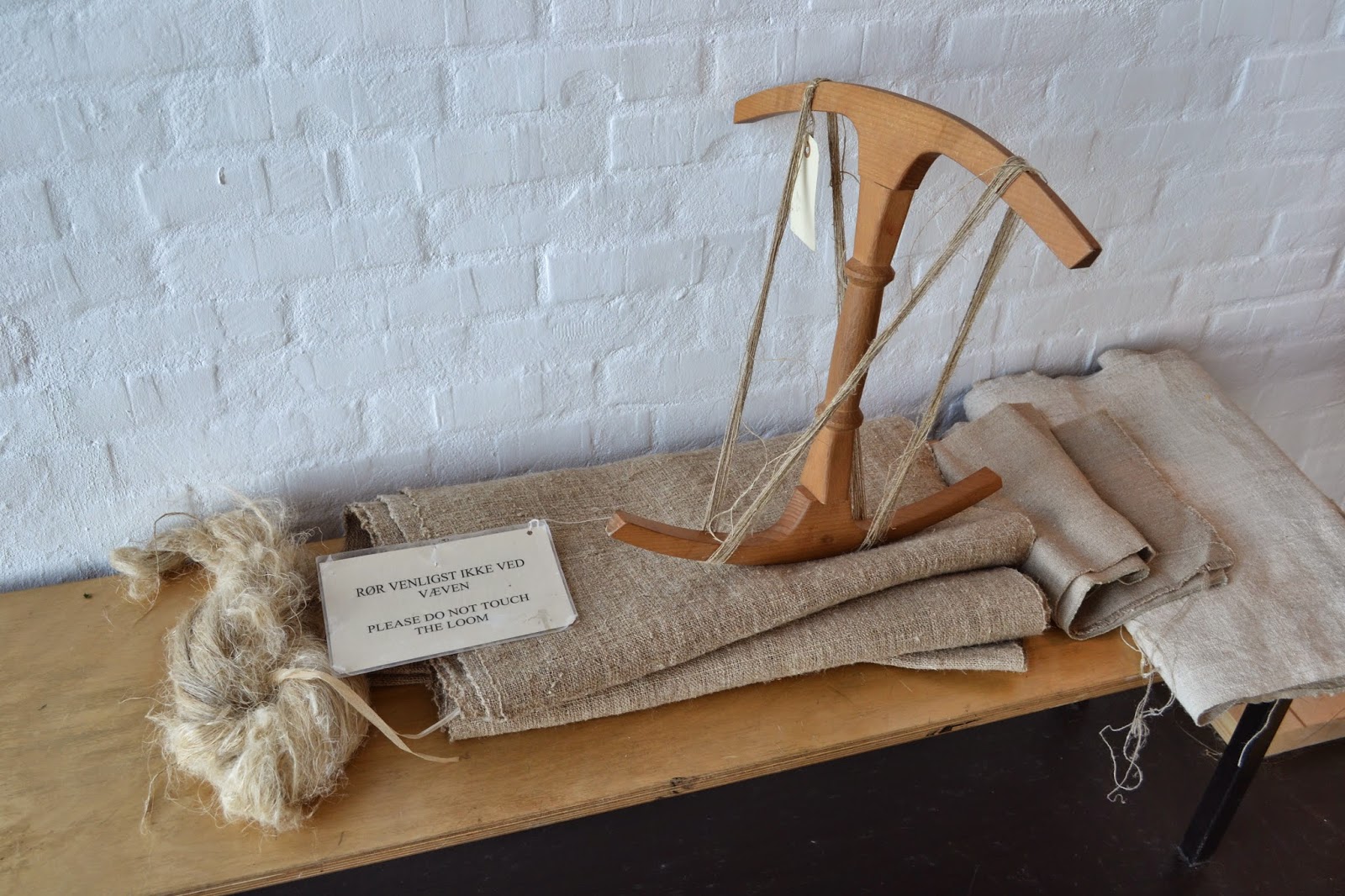 spinsjal: Denmark part one: Weaving Viking Sails and Twisting Viking ...
