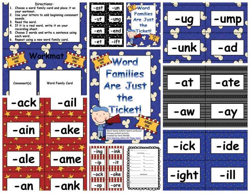 Still Teaching After All These Years: Word Families