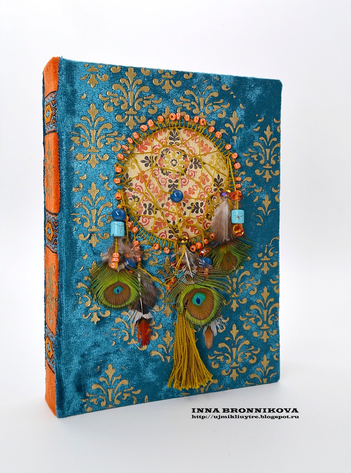 Bohemian notebook. Step by step. Cover. - Inna Bronnikova