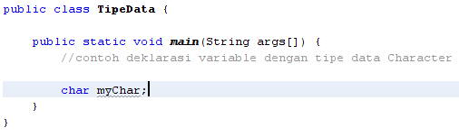Tipe Data Primitif ~ Belajar Java