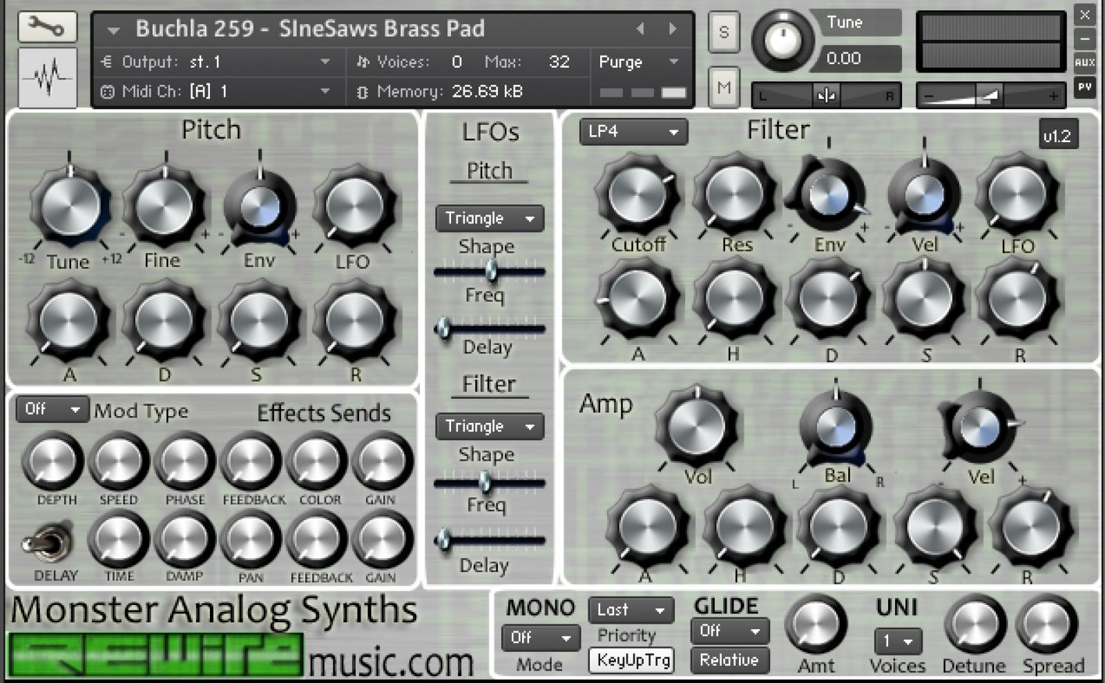 MATRIXSYNTH: REwire's Monster Analog Synths for Kontakt