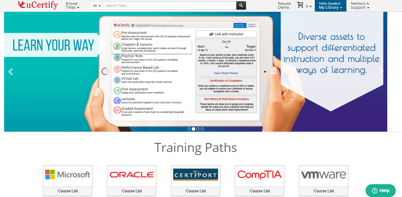 uCertify Cloud Essential CL0-001 course