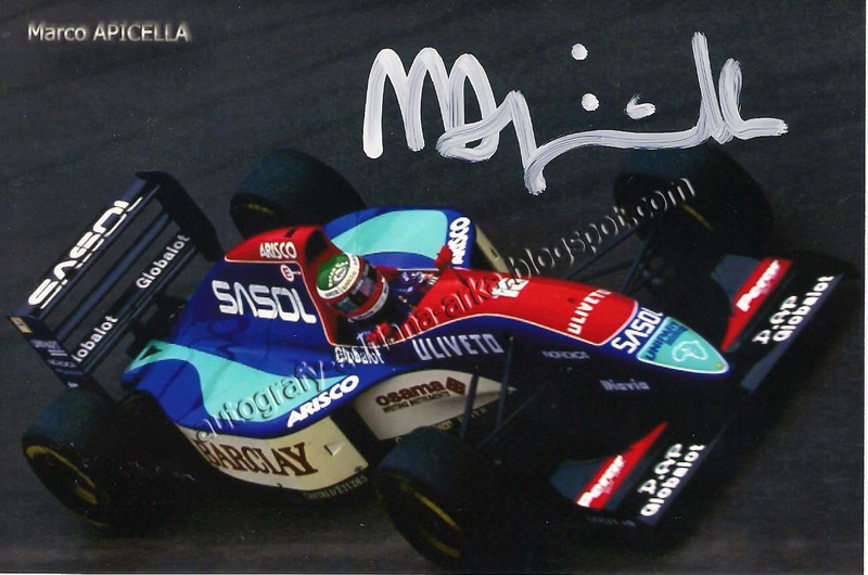 Autographs-F1: 281. (30) Marco APICELLA