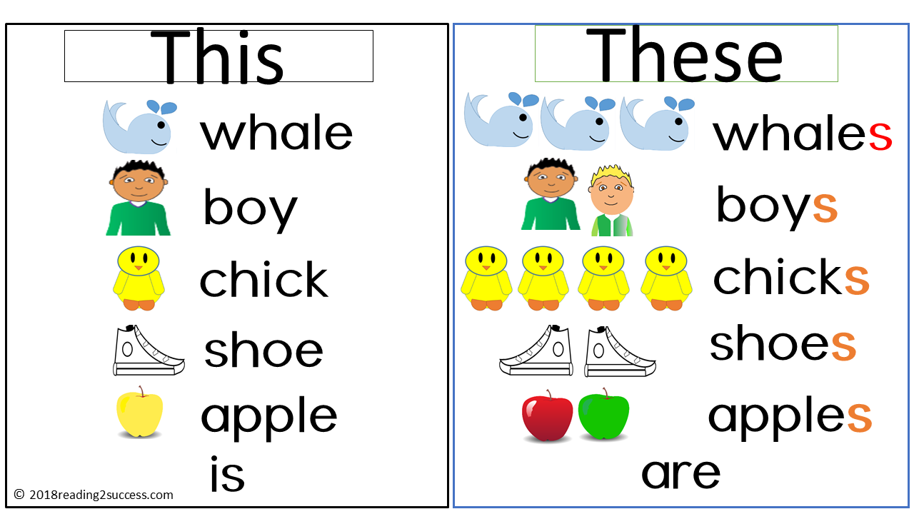 Reading2success: This or These?