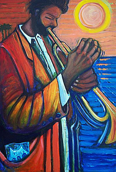 Art by MARSHA HATCHER: Jazz Inspired art by Marsha Hatcher