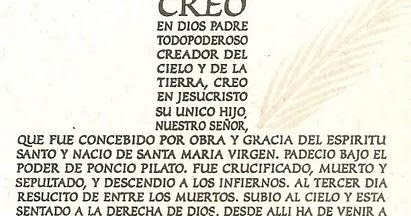 ORAÇÃO DO CREDO - Seja Hoje Diferente