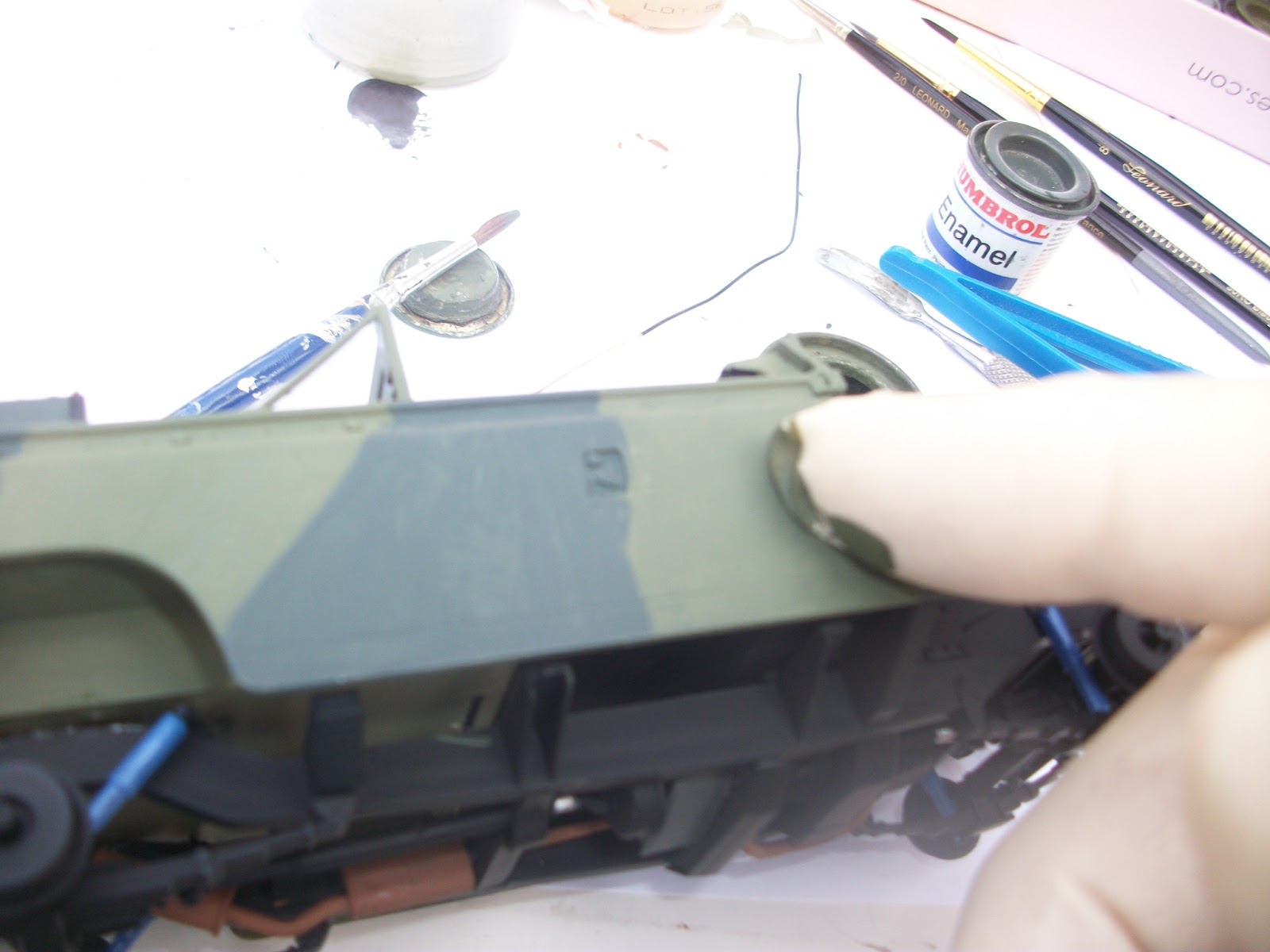 Maquettes Dioramas Sampiero Models: Land Rover 109 paratroopers