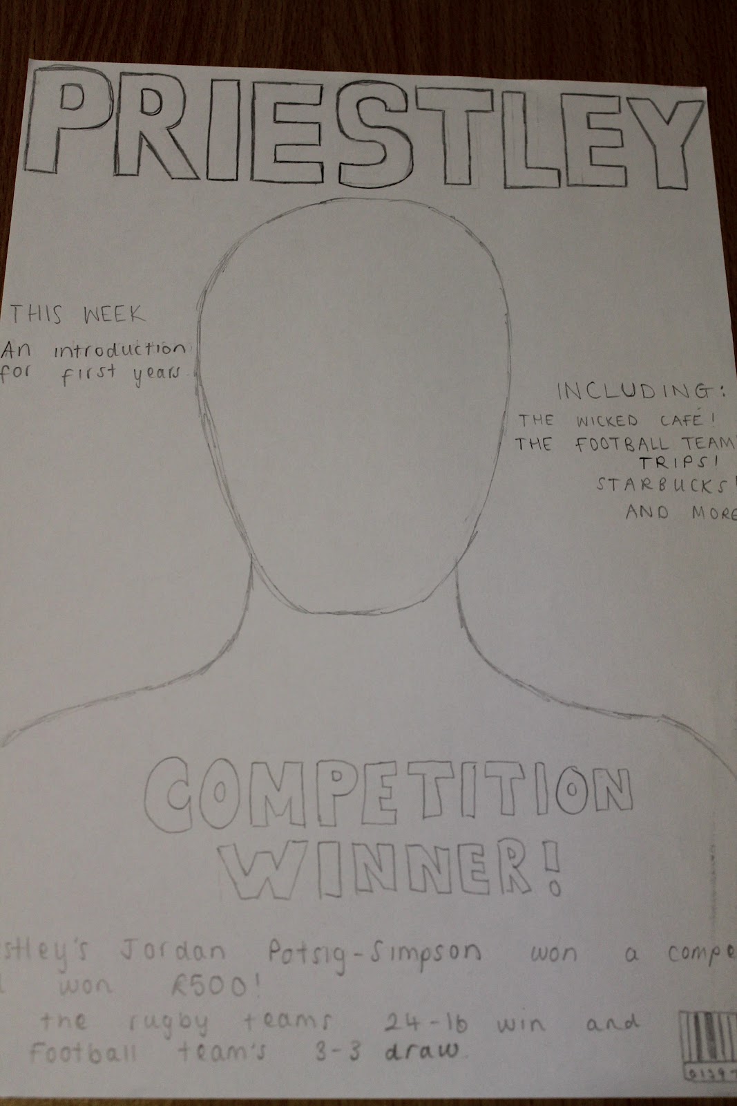 AS Media Coursework - Magazines: Magazine Sketch Design
