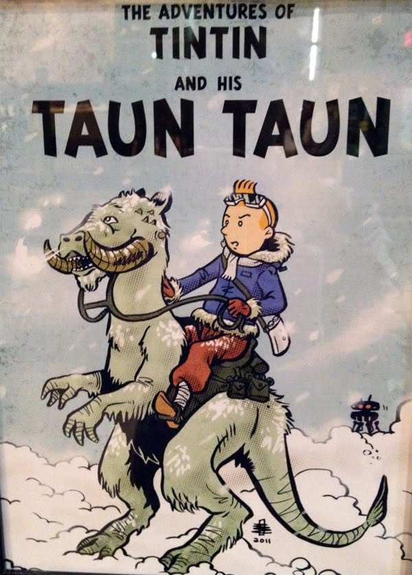 Idealistic Animals: A Boatload of Tintin Artwork