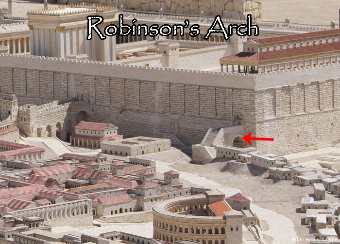 Jewish Bubba: Robinson Arch in Jerusalem: Discovered by Edward Robinson ...