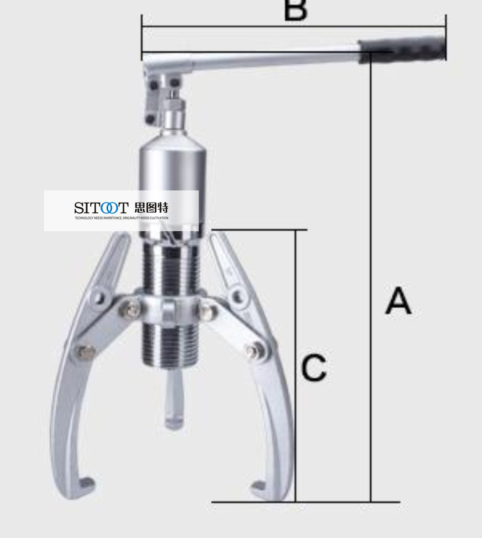 The whole hydraulic puller double single hook puller 5T-20T bearing ...
