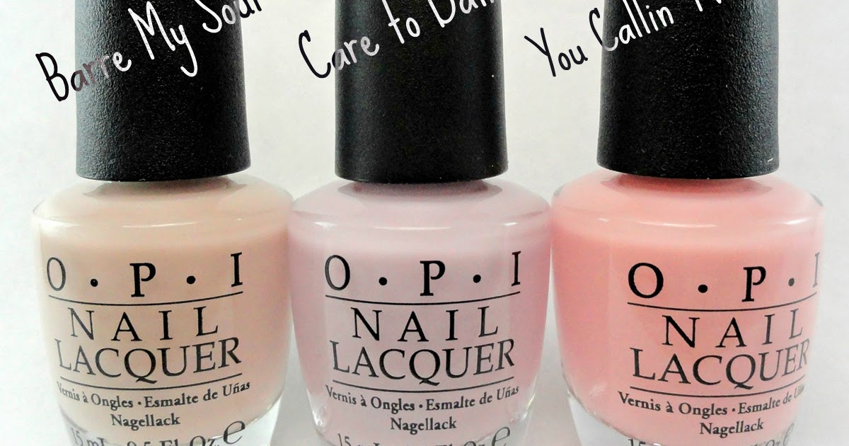 Opi Ballet Collection OPI Nail Lacquer "NL T50 BARRE MY SOUL" NEW YORK ...