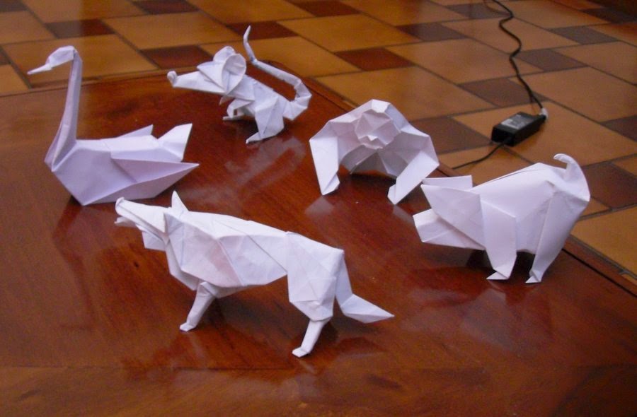 origami zoo ~ instructions origami kids