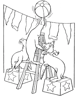 Kids Page: Circus COLORING WS Coloring Pages