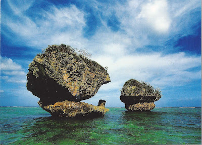 A Journey of Postcards: A postcard from Guam: Rock formations at ...