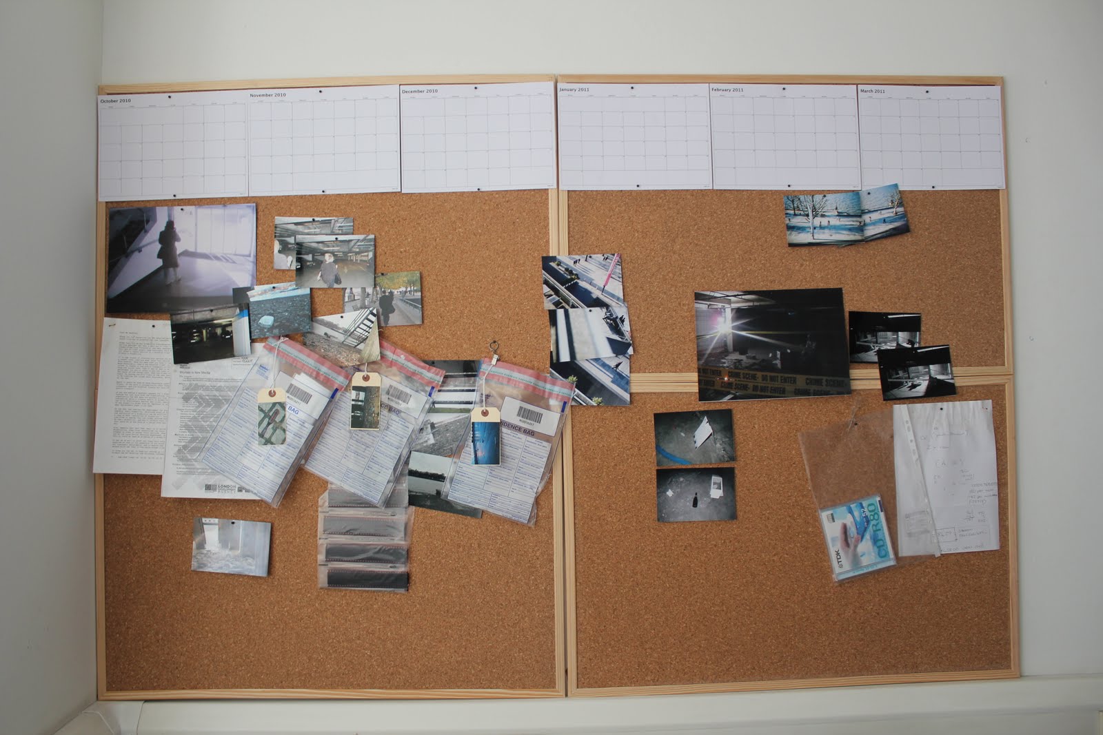 Surveillance: Mosaic Investigation Wall