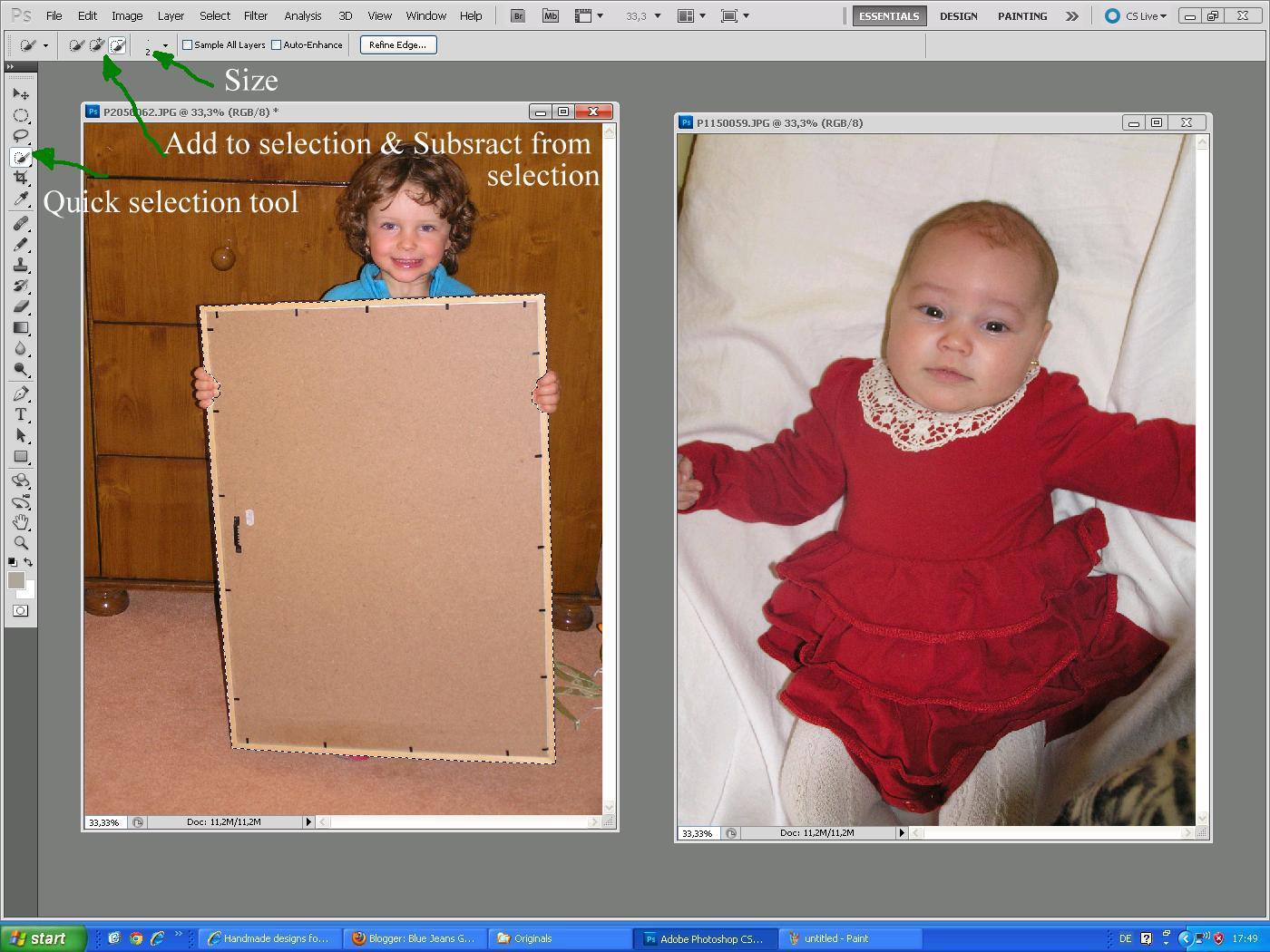 Blue Jeans Girl: Family picture (My 1st Photoshop project. Tutorial.)