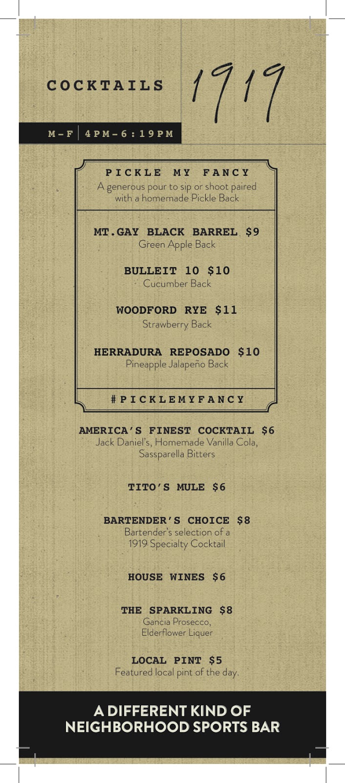 SanDiegoVille: 1919 Sports Bar Now Open In San Diego's Gaslamp