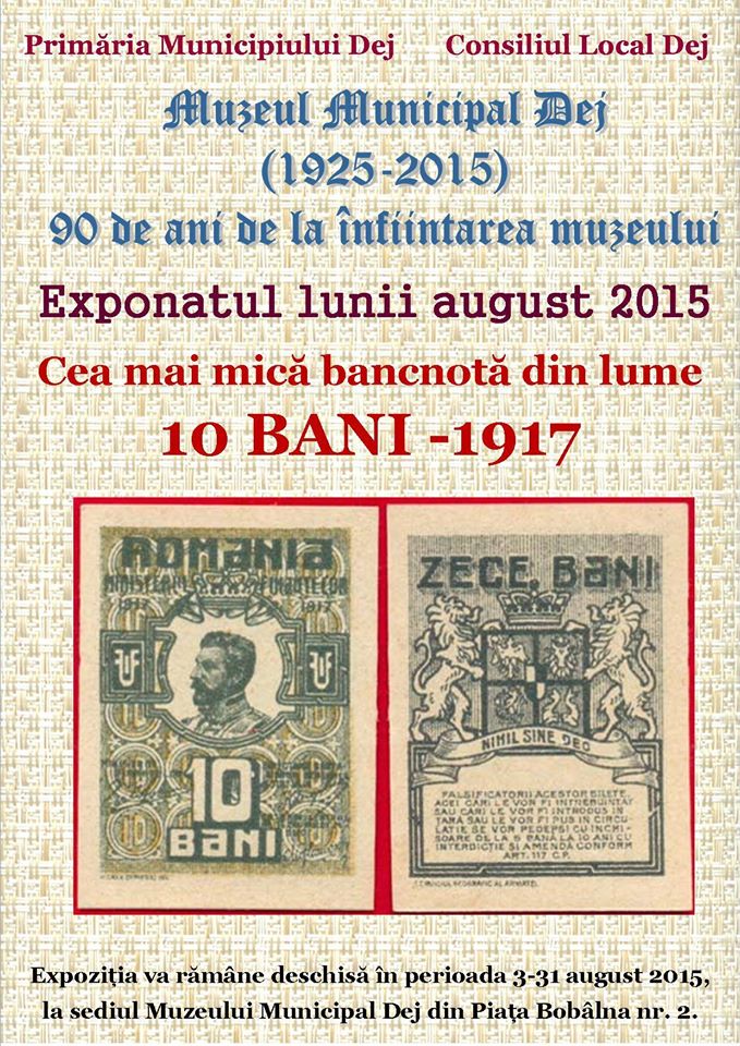 numismon: Bancnota de 10 bani 1917