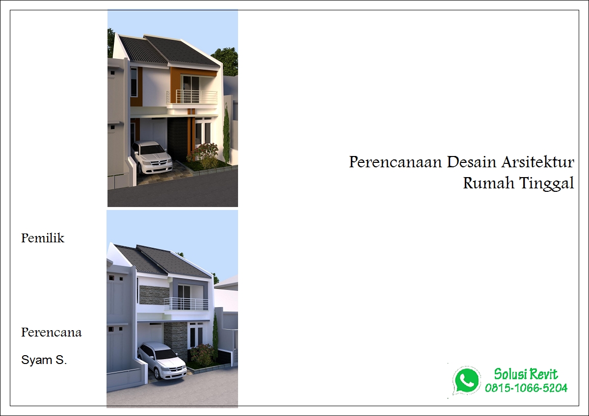 Belajar Revit : Contoh Desain Rumah Menggunakan Revit - 2 ~ Kursus ...