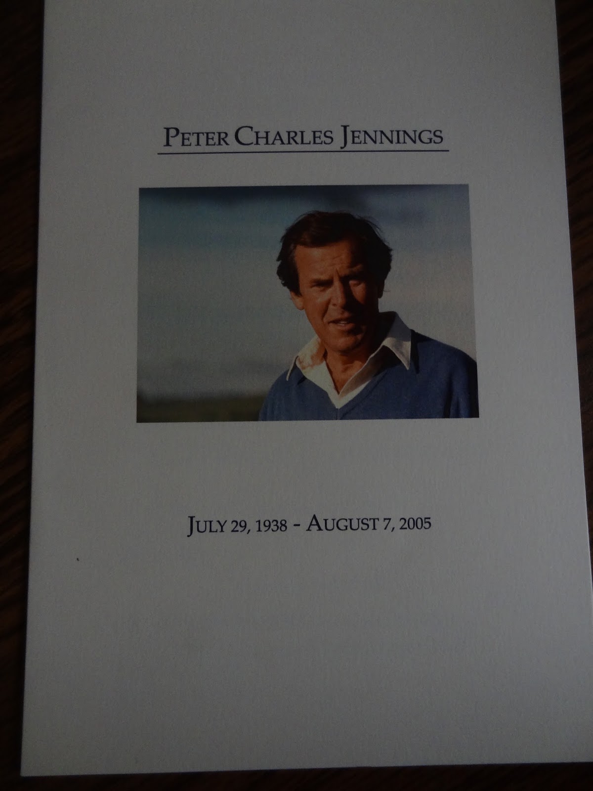 John Herzig - Toland-Herzig Famous Endings: Remembering Peter Jennings ...