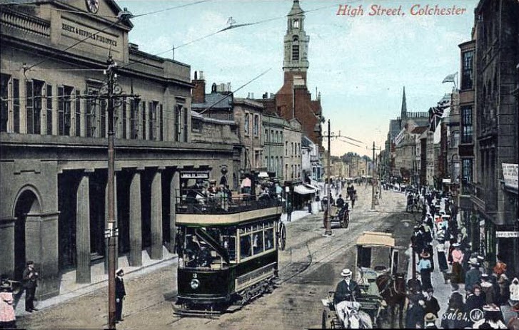 transpress nz: Colchester trams, England, 1900s