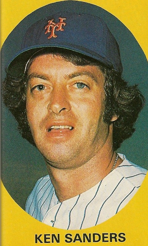 Ken Sanders: Mid Seventies Mets Relief Pitcher (1975-1976)
