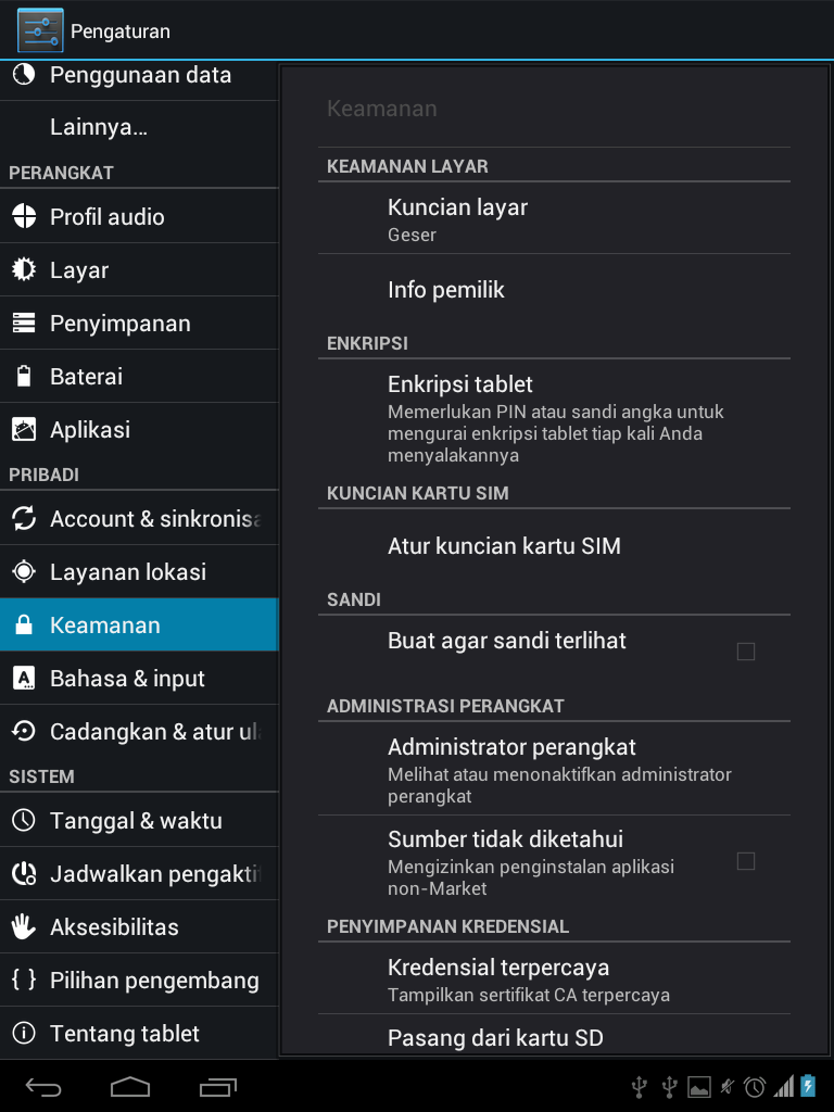 Cara mengatur kunci layar di Android ~ Learn Blog