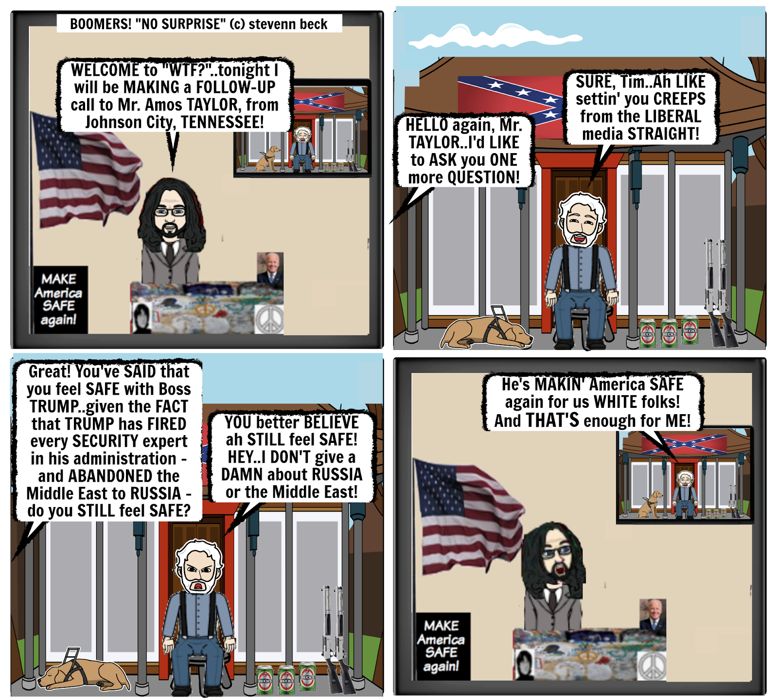Stevenn Beck's "BOOMERS" Comic Strip